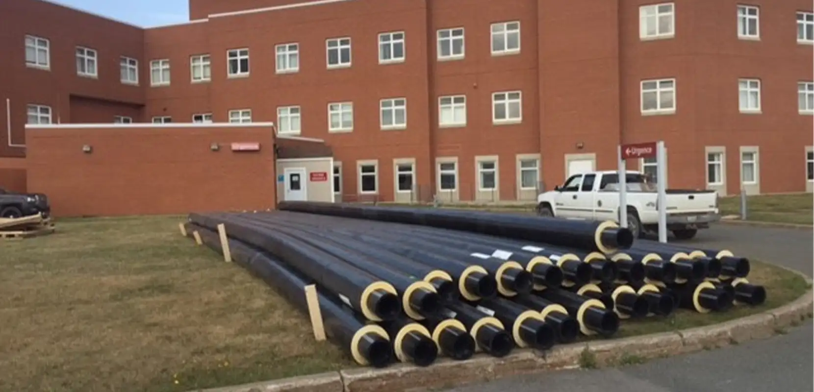 PE-RT Pipe Meets Hospital's Heat Recovery System Needs | ISCO